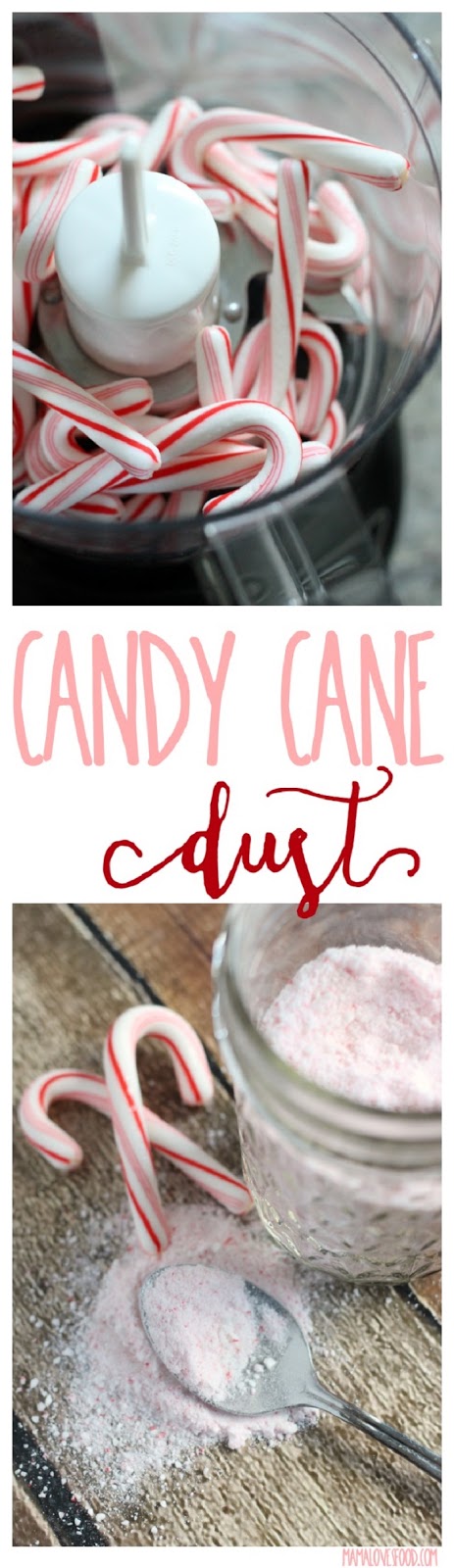 Peppermint Candy Cane Dust - Mama Loves Food