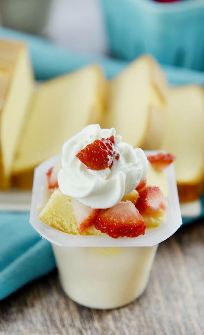 Strawberry Shortcake Pudding Cups Recipe - Mama Loves Food