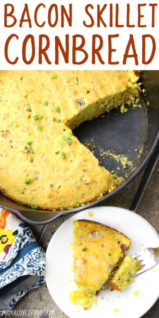 Cornbread Recipe (with bacon!) - Mama Loves Food