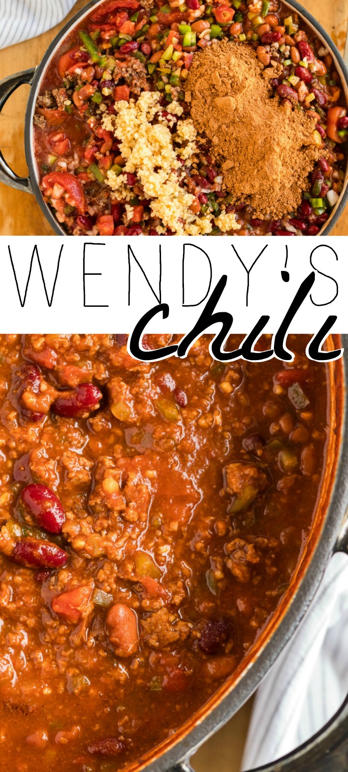 Wendy's Chili (BEST Copycat Recipe) - Mama Loves Food