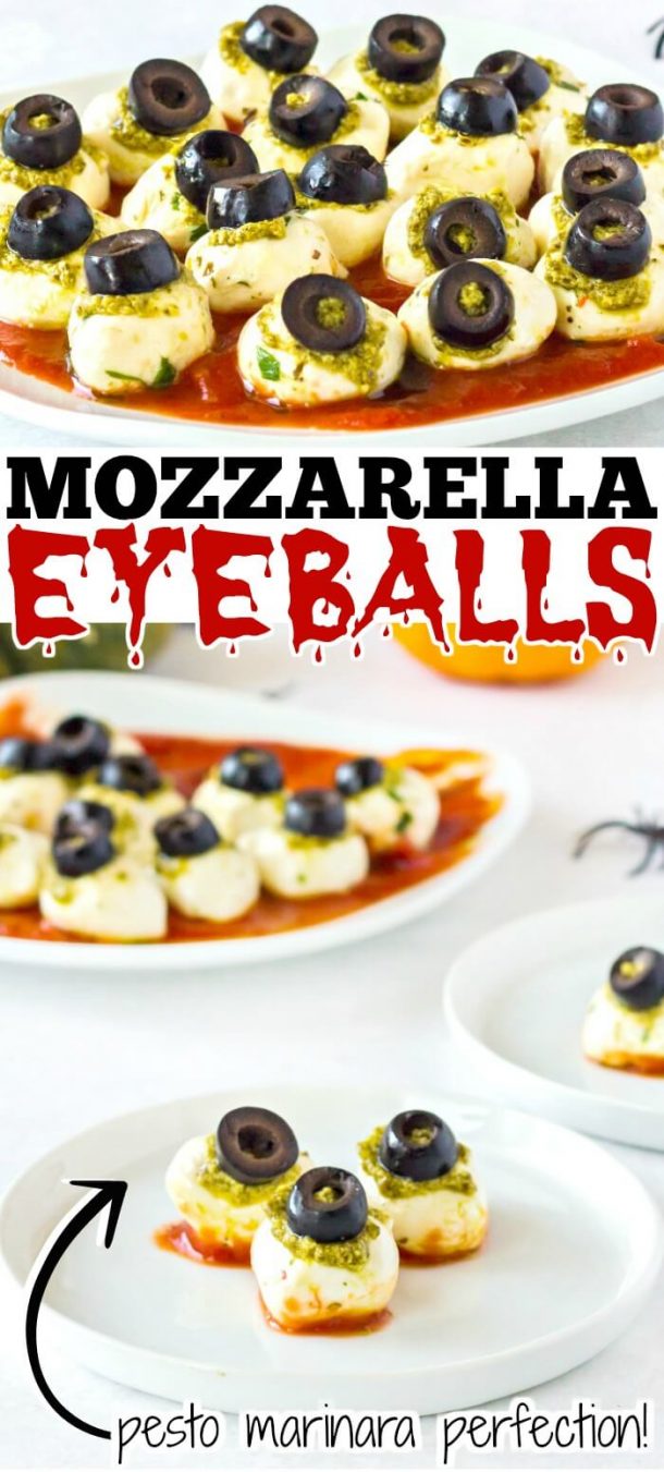 Mozzarella Eyeballs - Mama Loves Food