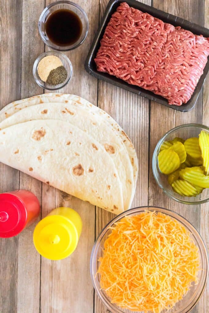 Cheeseburger Quesadilla - Mama Loves Food