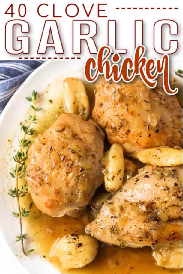 40 Clove Garlic Chicken - Mama Loves Food