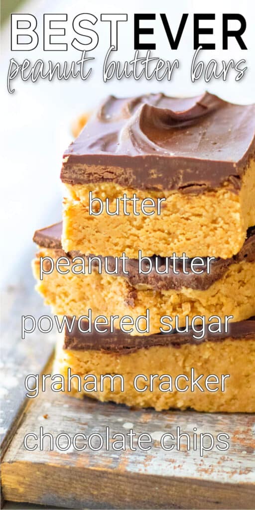 Peanut Butter Bars - Mama Loves Food