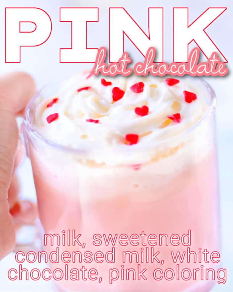 Pink Hot Chocolate - Mama Loves Food