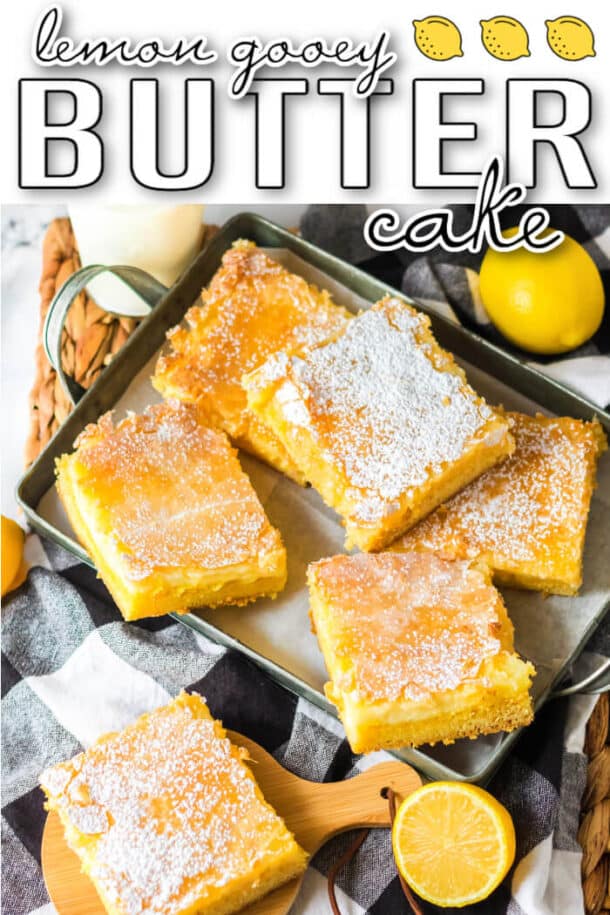 Lemon Gooey Butter Cake - Mama Loves Food