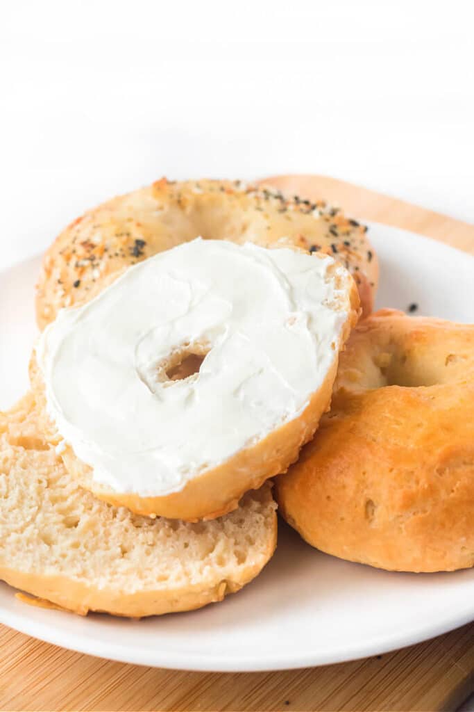 Two Ingredient Bagels - Mama Loves Food