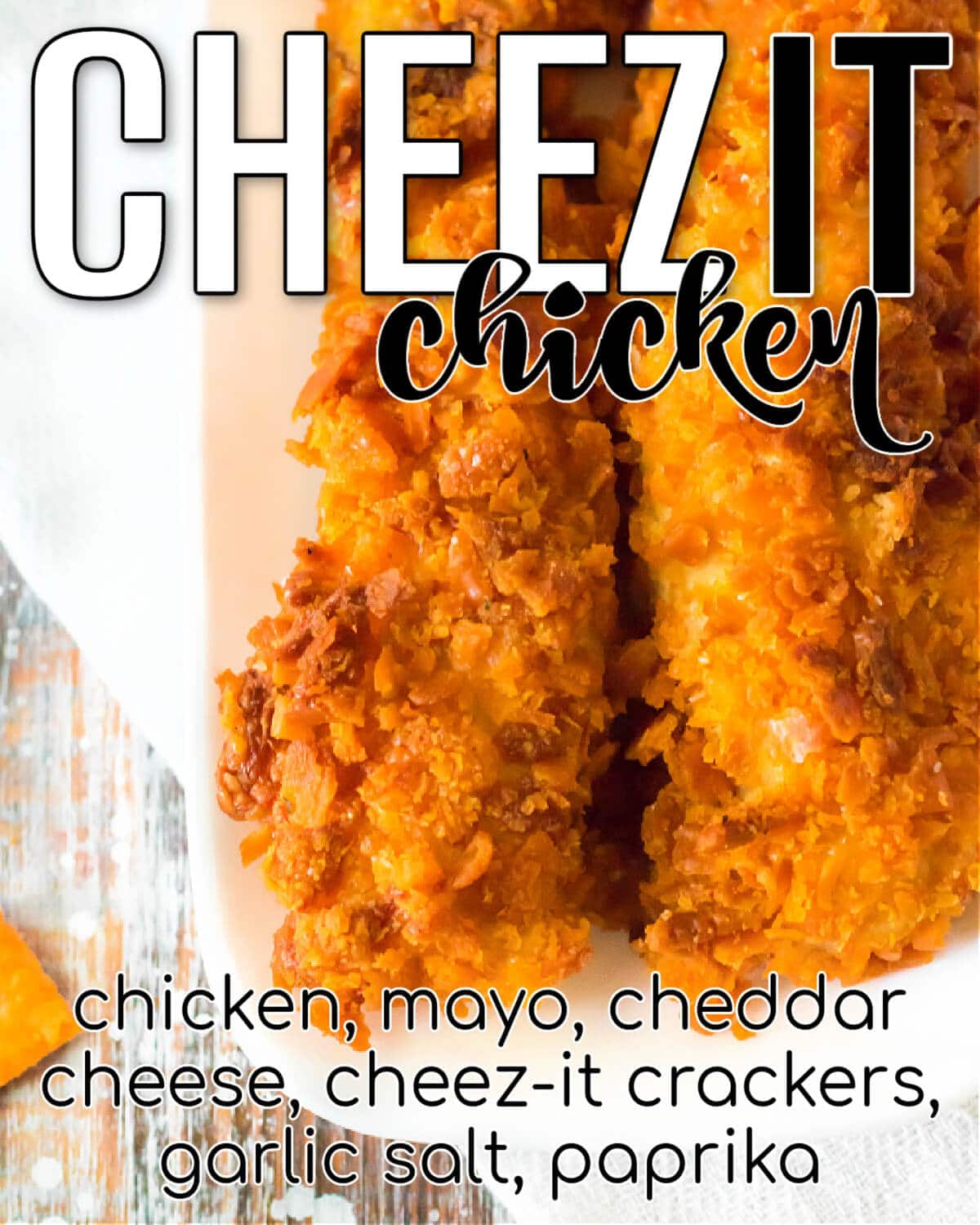 Cheez It Chicken - Mama Loves Food