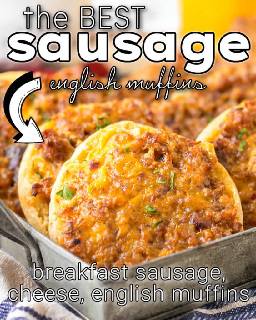 Sausage English Muffins - Mama Loves Food