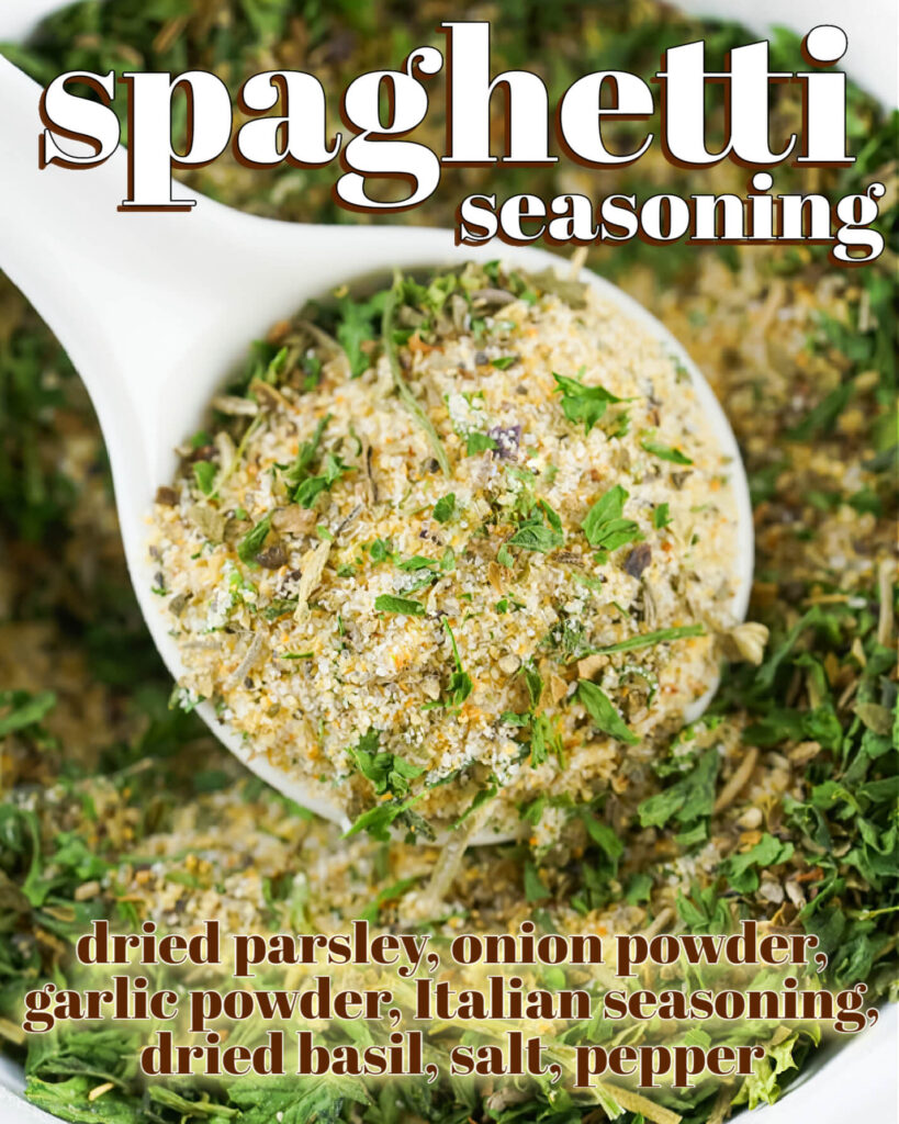 Spaghetti Seasoning Recipe - Mama Loves Food