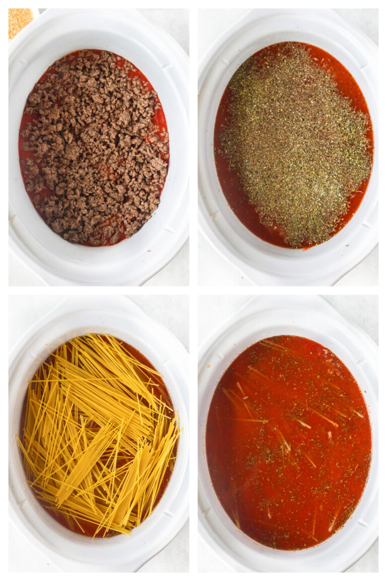 Crock Pot Spaghetti - Mama Loves Food