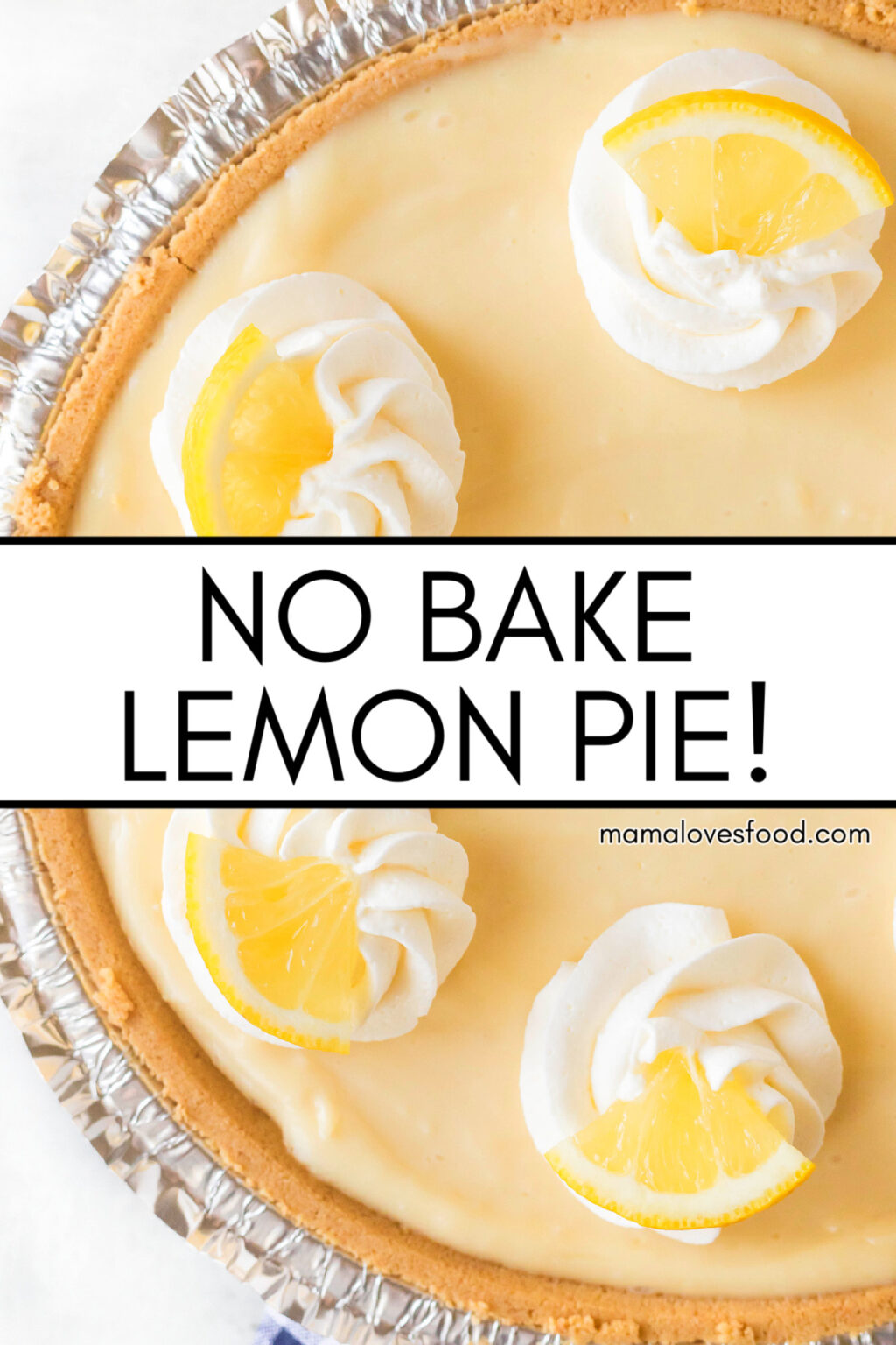 No Bake Lemon Pie - Mama Loves Food