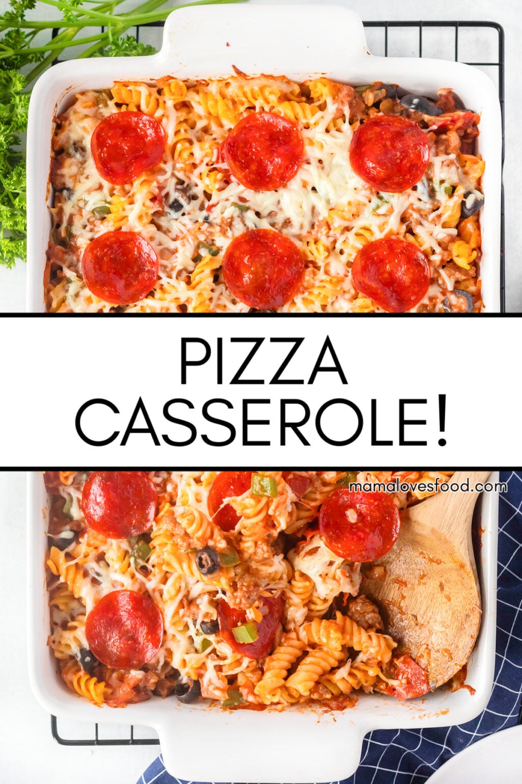 Pizza Casserole - Mama Loves Food