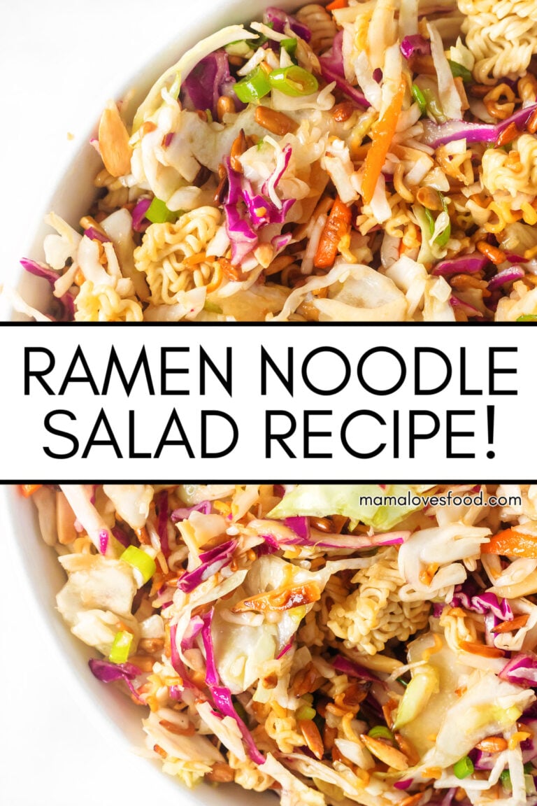 Ramen Noodle Salad - Mama Loves Food