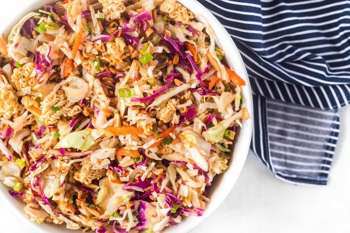Ramen Noodle Salad - Mama Loves Food