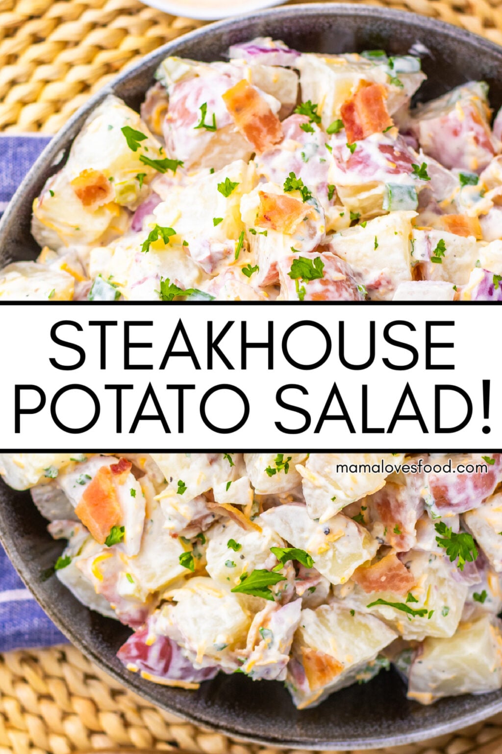 Steakhouse Potato Salad - Mama Loves Food